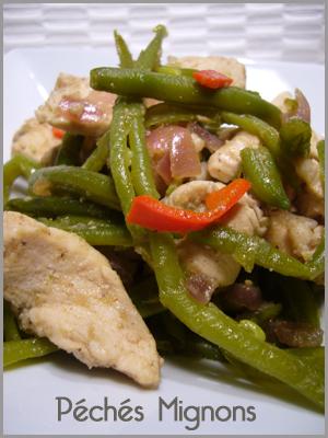 Poulet aigre piquant aux haricots verts | À Voir