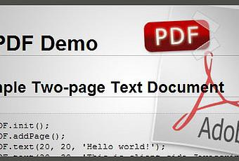 Générer des PDF avec Javascript avec jsPDF | À Découvrir