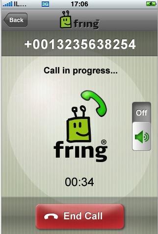 Fring propose maintenant la VoIP en 3G sur Iphone et Apple va s’en ...
