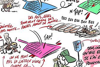 La mouche et la tapette... | À Voir