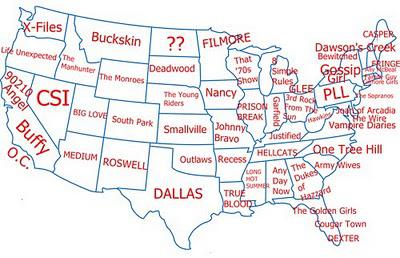 TV States Map - Paperblog