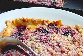 Tarte crumble aux fruits rouges | À Voir