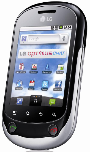 LG Optimus Chat : les spécifications techniques du smartphone social ...