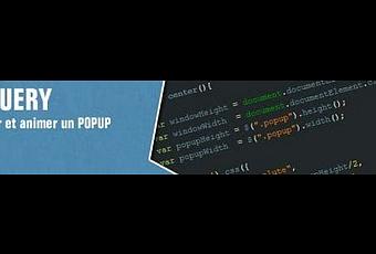 Créer et animer un POPUP avec JQUERY | À Voir