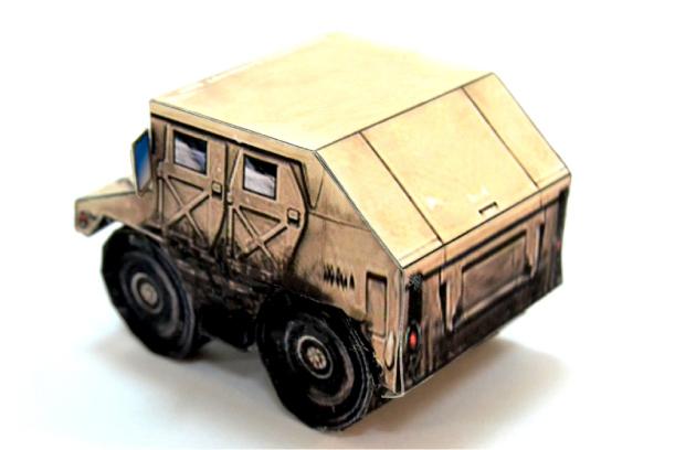SD Humvee Papercraft - Paperblog
