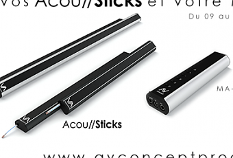 [Jeu-concours] Une paire d’enceintes Acou//sticks + Mini Ampli MA-20BT ...