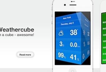 Weathercube, la météo en cube sur iPhone fait sa MAJ... - À Lire