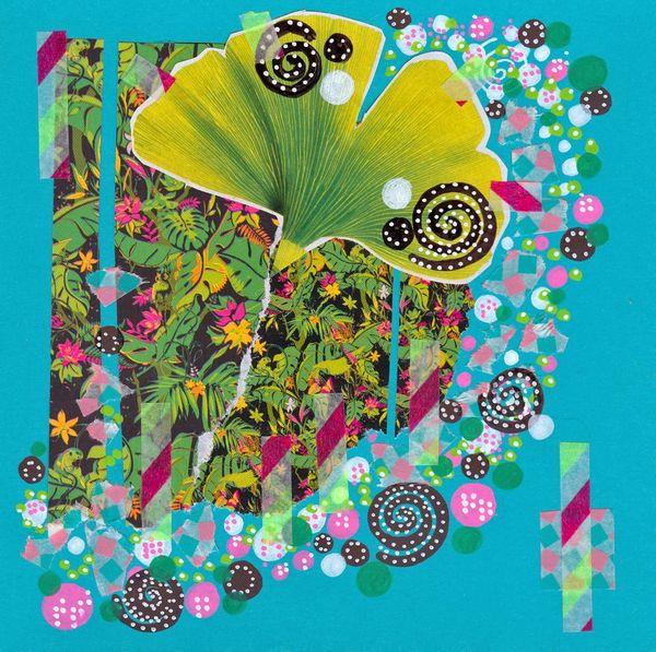 collage sur cartes - À Lire