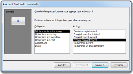 Créer des boutons de contrôle dans un formulaire Access - Paperblog