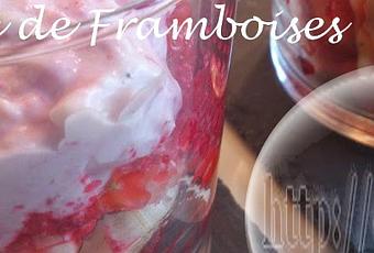 Mousse au Chocolat blanc sur lit de Fruits Rouges et Granité de ...