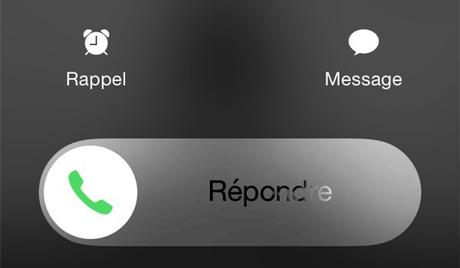 iPhone : Comment décliner un appel lorsque le bouton glissé « Répondre ...