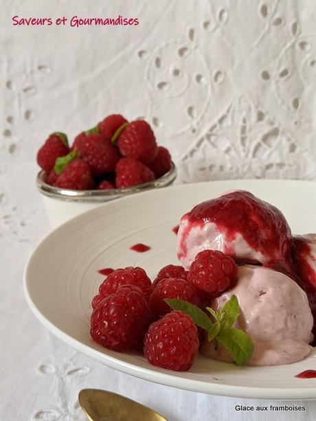 Glace aux Framboises maison, sans sorbetière - Paperblog