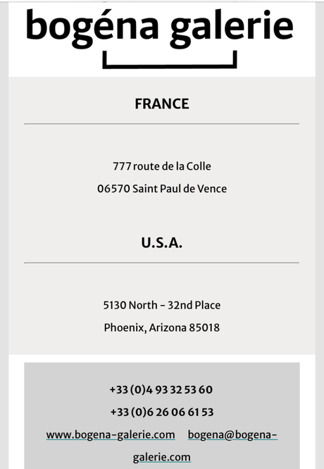 Bogéna Galerie « Manolo Valdès » à Saint-Paul de Vence. - Paperblog