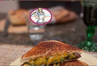 Le Croque monsieur végétarien épinard et champignon - À Lire